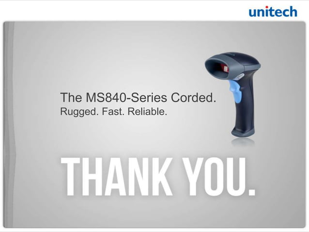 Unitech MS840-Series RF Cordless Presentation | PPT | Free Download
