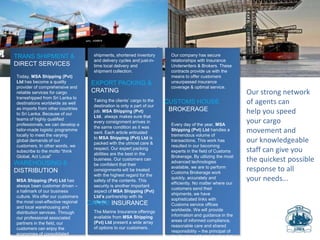 FLi Presentation for a Shipping Company | PPSX