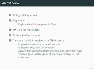 A quantum-inspired optimization heuristic for the multiple sequence alignment problem in bio ...