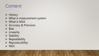 MSA R&R for training in manufacturing industry | PPT