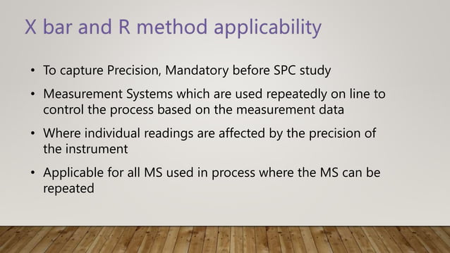 MSA R&R for training in manufacturing industry | PPT