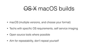 Tools and Process for Streamlining Mac Deployment | PPT