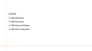 Measurement System Analysis - A Detailed Study | PPTX