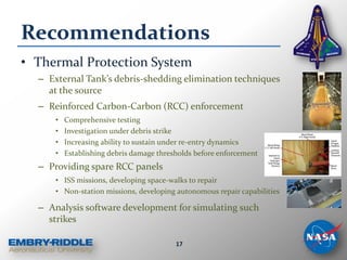 Space Shuttle Columbia Disaster Review | PPTX