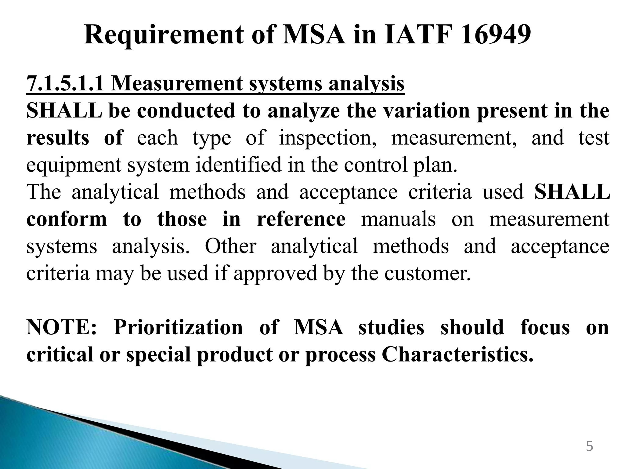 Msa attribute study | PPTX