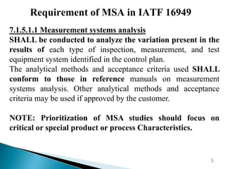 Msa attribute study | PPTX