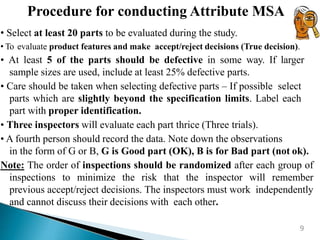 Msa attribute study | PPTX