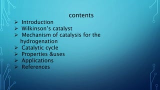 CATALYTIC CYCLE OF ORGANOMETALLIC COMPOUND | PPTX | Chemistry | Science
