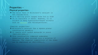 CATALYTIC CYCLE OF ORGANOMETALLIC COMPOUND | PPTX | Chemistry | Science