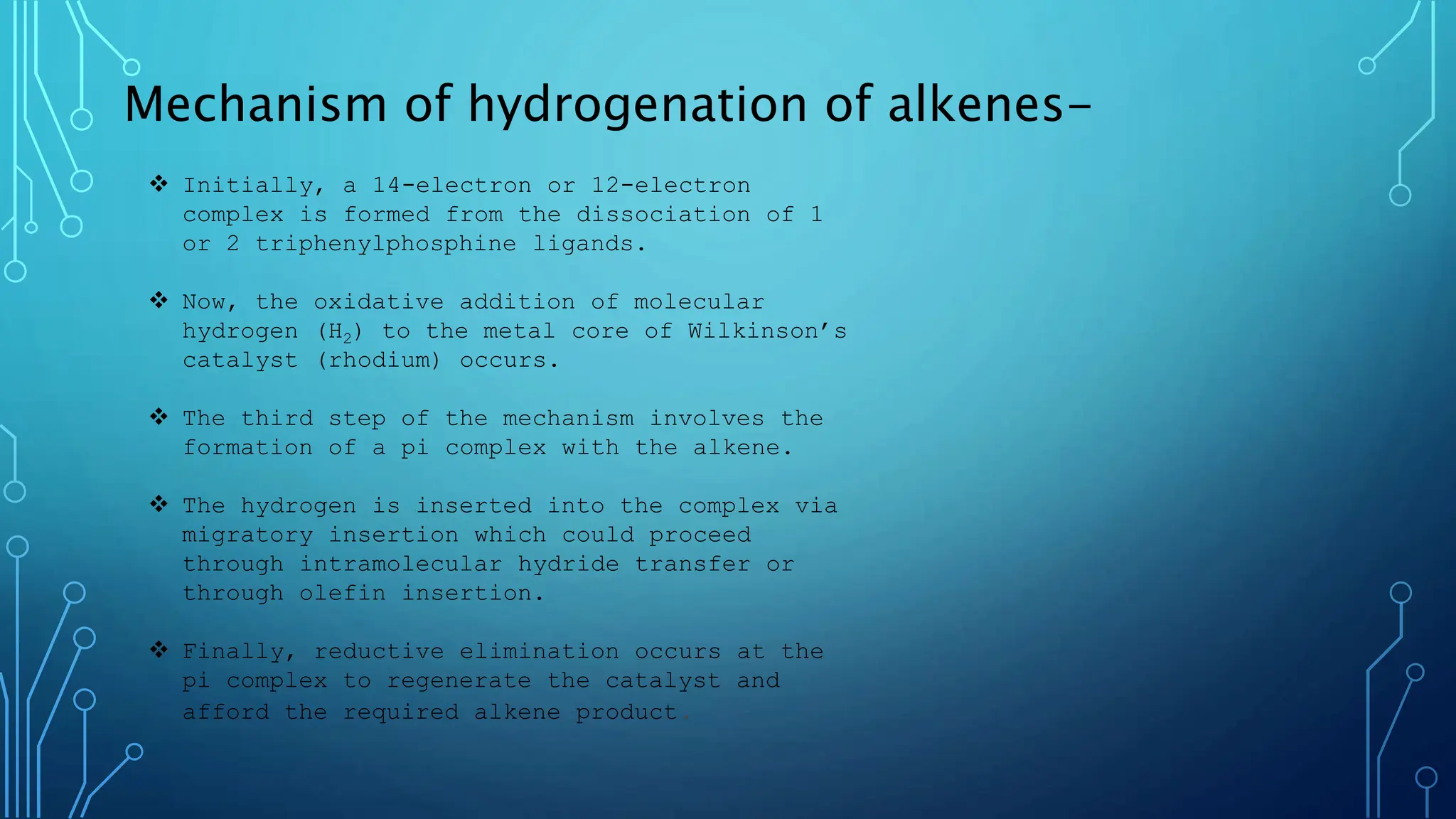 CATALYTIC CYCLE OF ORGANOMETALIC COMPOUND | PPTX