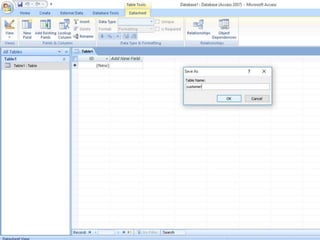 Ms access | PPTX