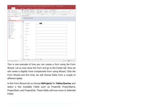 MS Access - Create Form.pdf