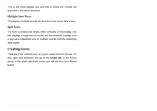 MS Access - Create Form.pdf
