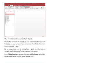 MS Access - Create Form.pdf