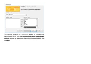 MS Access - Create Form.pdf