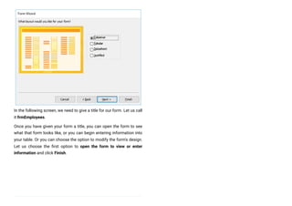 MS Access - Create Form.pdf