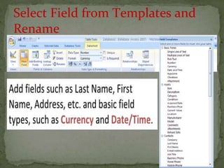 Ms access 2010 | PPT
