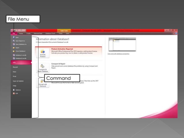 Ms access 2010 lesson 3 (Interface) | PPTX | Operating Systems ...