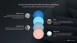 Unit 3 pc package Introduction to MS Access | PPTX