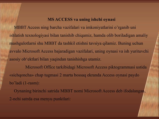 ms access dasturi.t8x78ycc7c7ccyyc8x8yc8.pptx