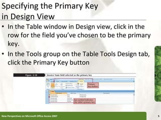 MS ACCESS DEFINING DESIGN VIEW AND DATASHEET VIEW.ppt
