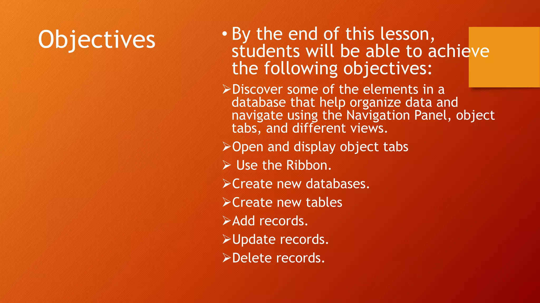 Ms Access Intro Pptx Databases Computer Software And Applications