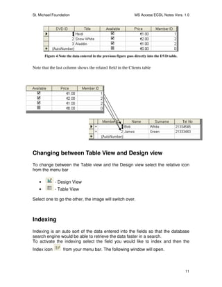 Ms access notes | PDF