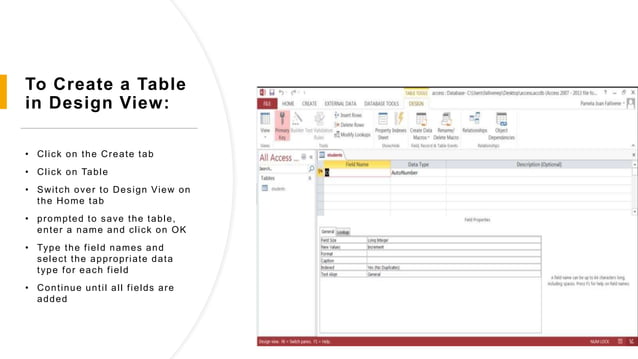 MS ACCESS PPT.pptx | Databases | Computer Software and Applications