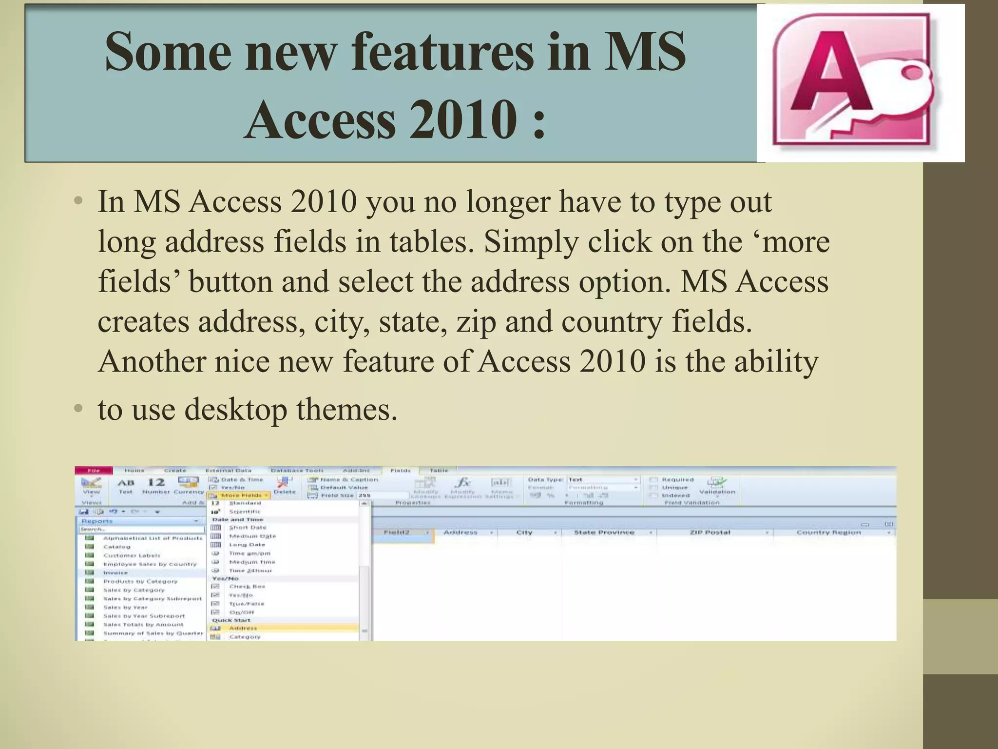 Ms access ppt 2017 by Gopal saha | PPTX