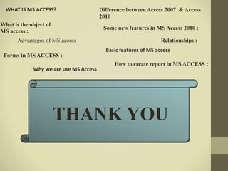Ms access ppt 2017 by Gopal saha | PPTX