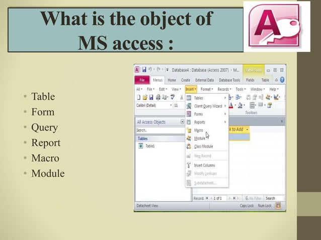 Ms access ppt 2017 by Gopal saha | PPTX