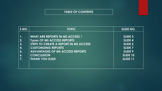 MS Access (Reports).pptxdfgtgthtrhrthrth | PPTX