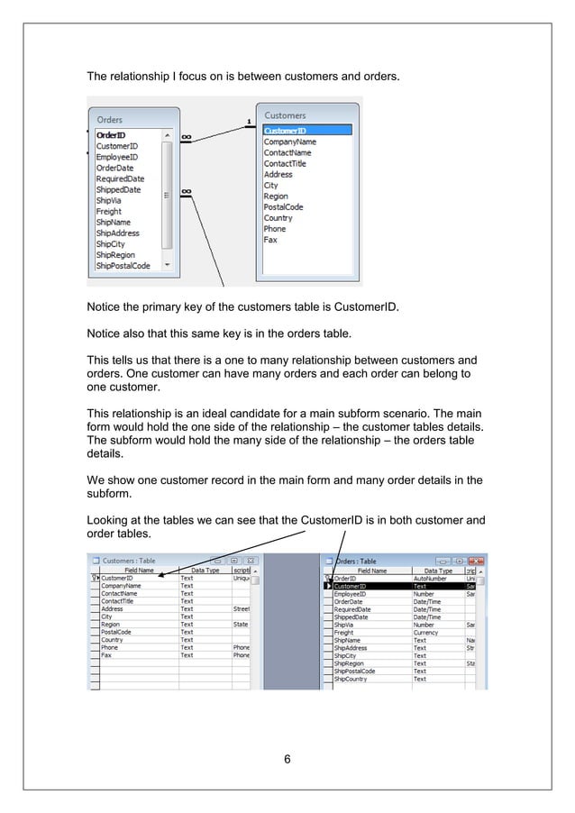 Ms Access Subform Success Pdf