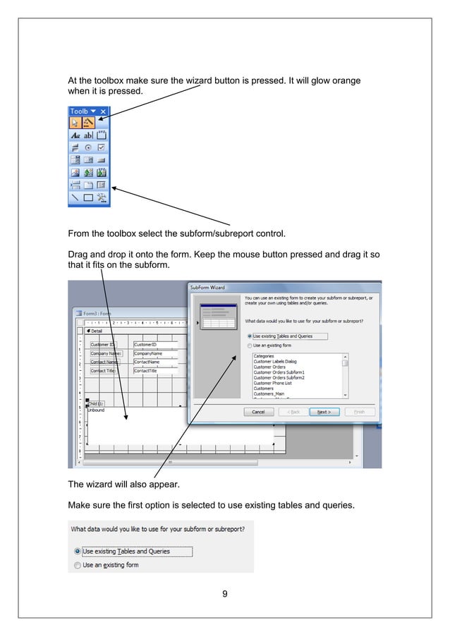 Ms Access Subform Success Pdf