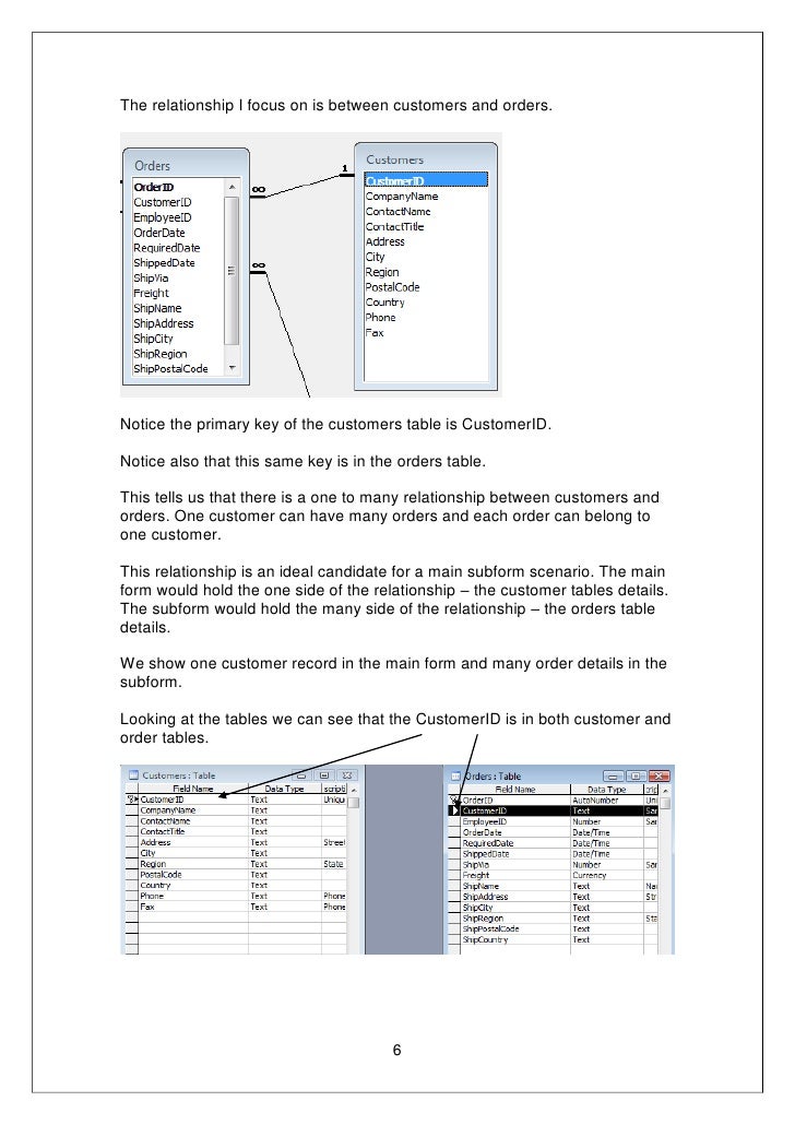 Ms Access Subform Success 8986