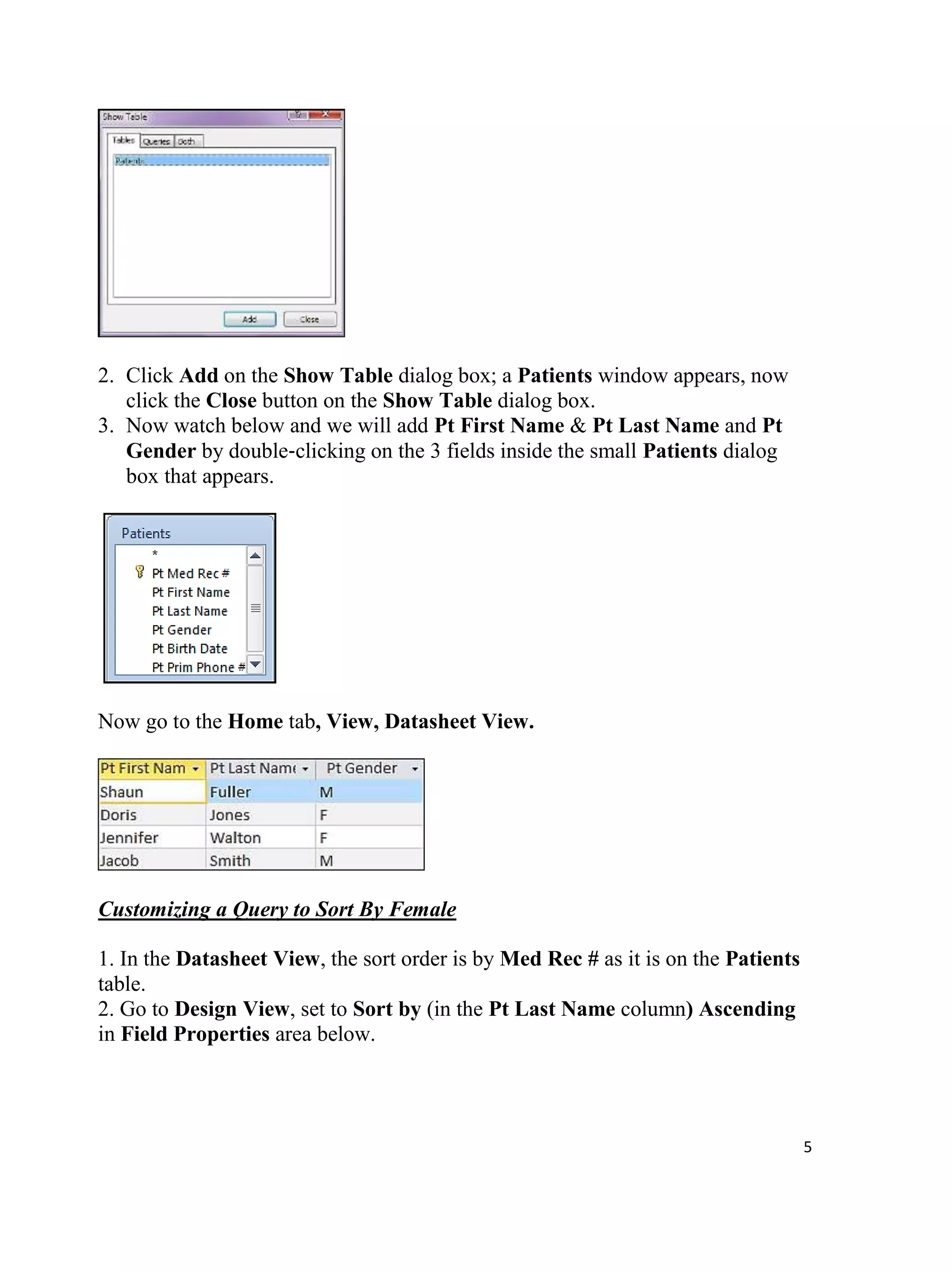 MS ACCESS Tutorials | PDF