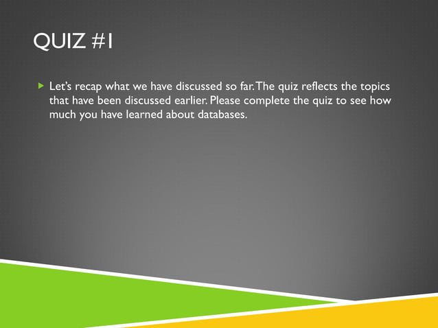 Ms access tutorial | PPT