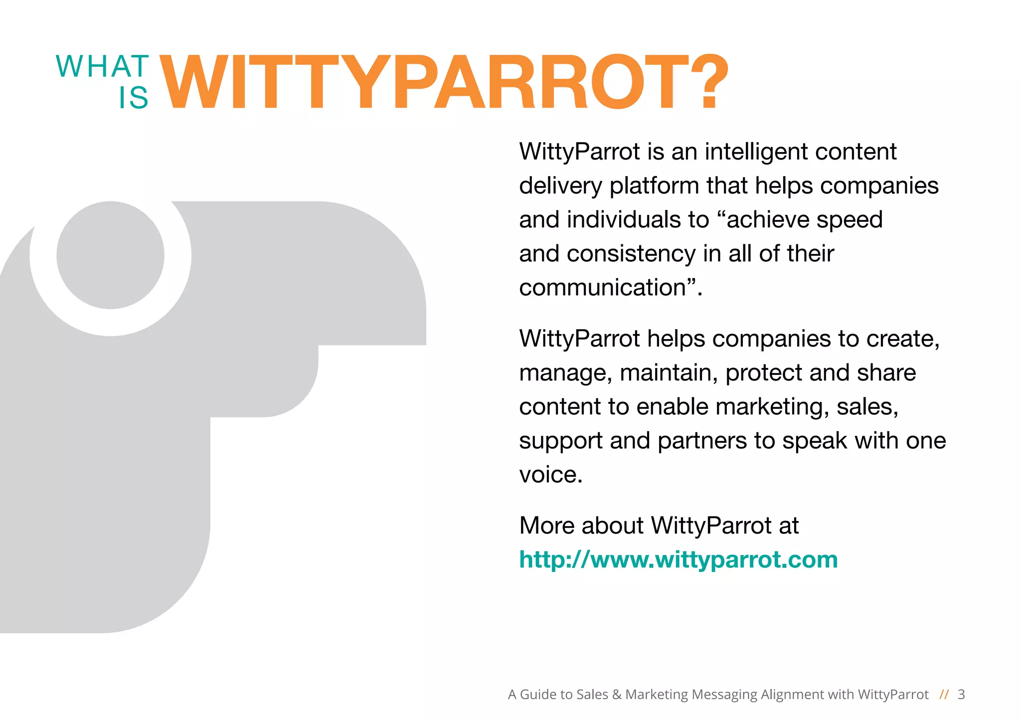 A Guide to Sales and Marketing Messaging Alignment with WittyParrot | PPT