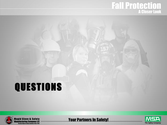 MSA Fall Protection | PPT | Injuries | Diseases and Conditions