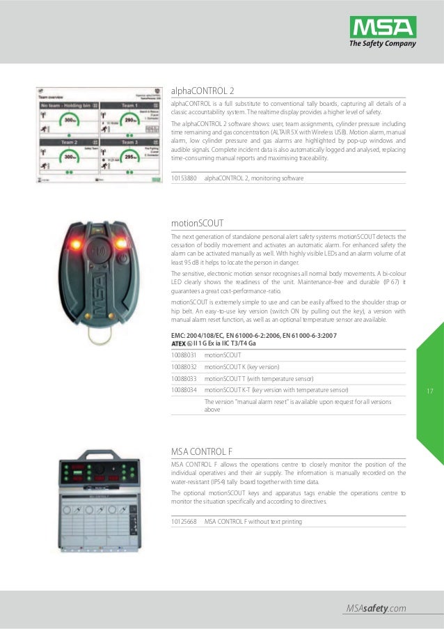 MSA Gas Detectors – Portable & Fixed Gas Detection - Brochure