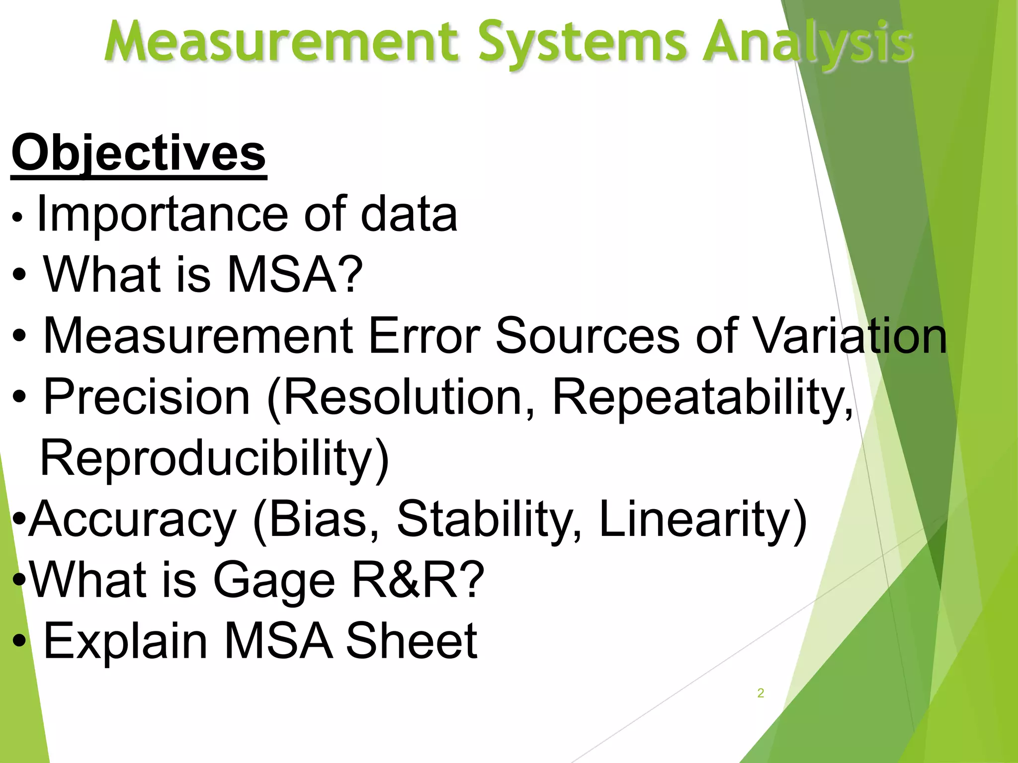 MSA (GR&R) | PPT