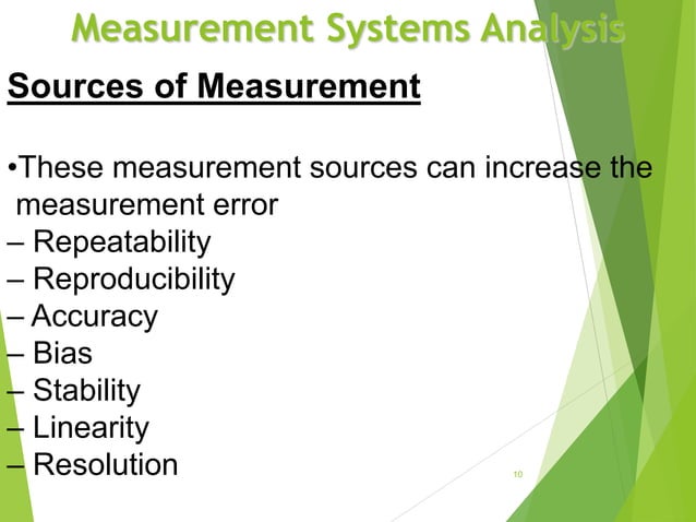 MSA (GR&R) | PPT | Physics | Science
