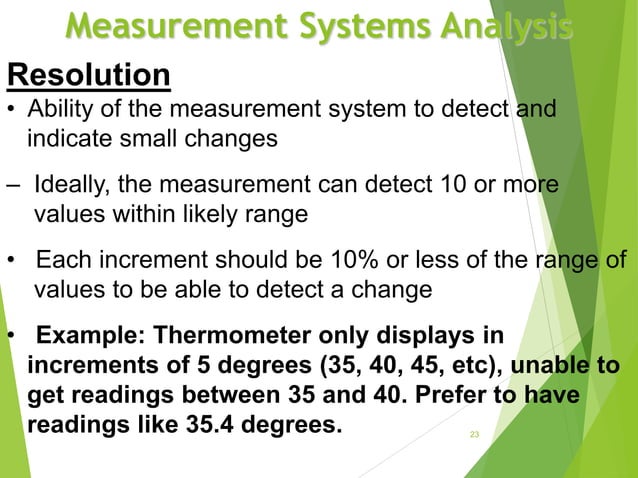 MSA (GR&R) | PPT | Physics | Science