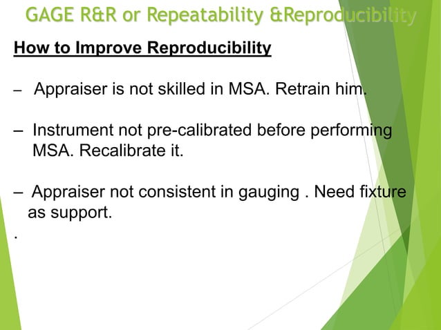 MSA (GR&R) | PPT | Physics | Science