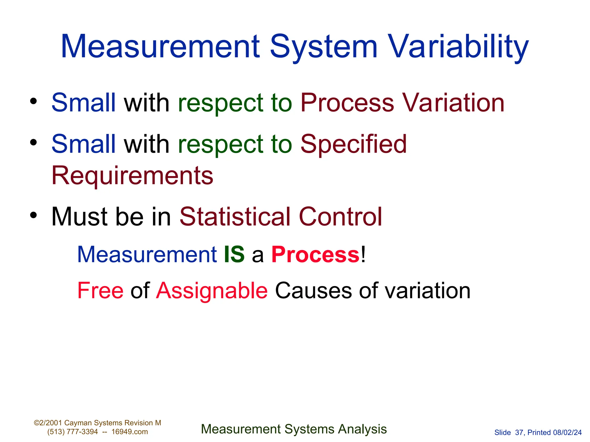 MSA Guide for guidance at manufacturing_ | PPT
