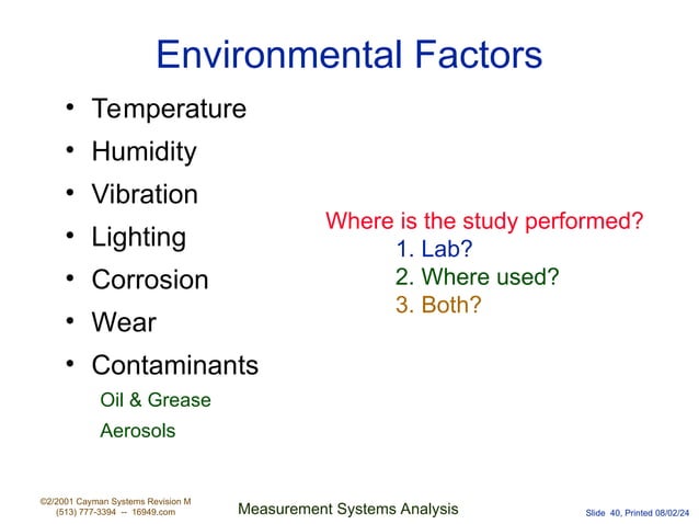 MSA Guide for guidance at manufacturing_ | PPT
