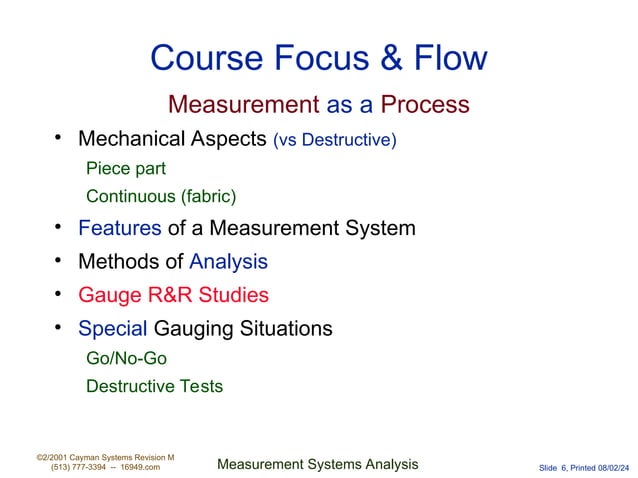 MSA Guide for guidance at manufacturing_ | PPT