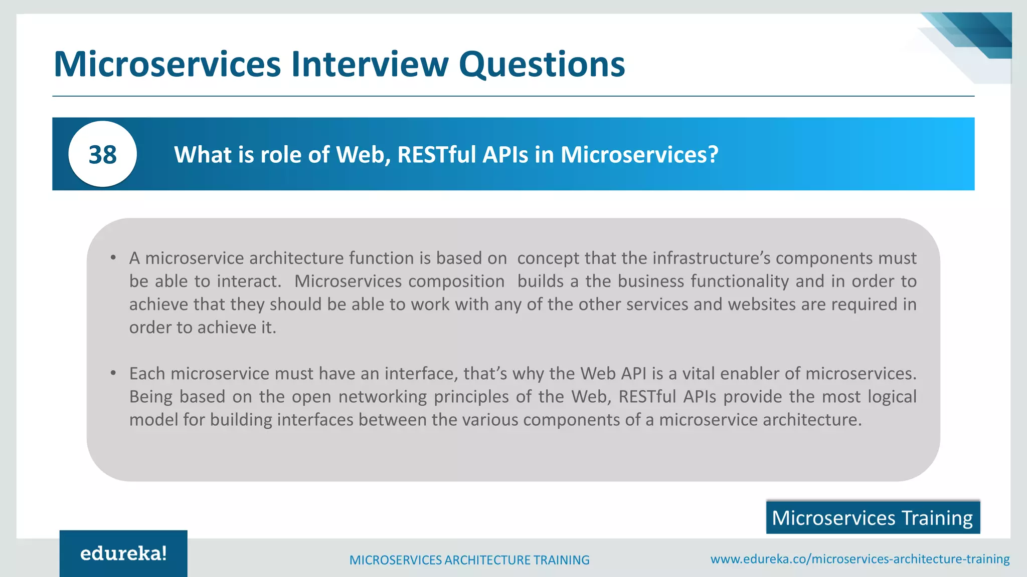 Microservices Interview Questions and Answers | Microservices Architecture Training | Edureka ...