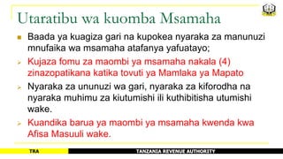 MSAMAHA YA KODI KWA WATUMISHI WA UMMA TANZANIA | PPTX