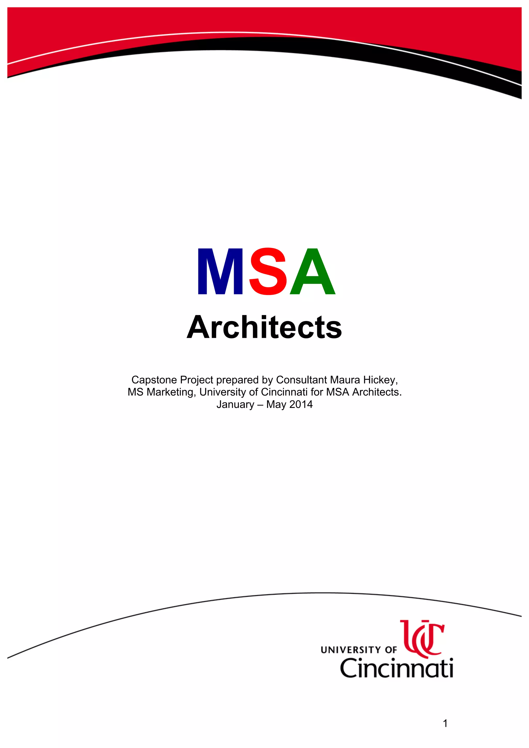 MSA Architects Mktg plan_written_report | PDF